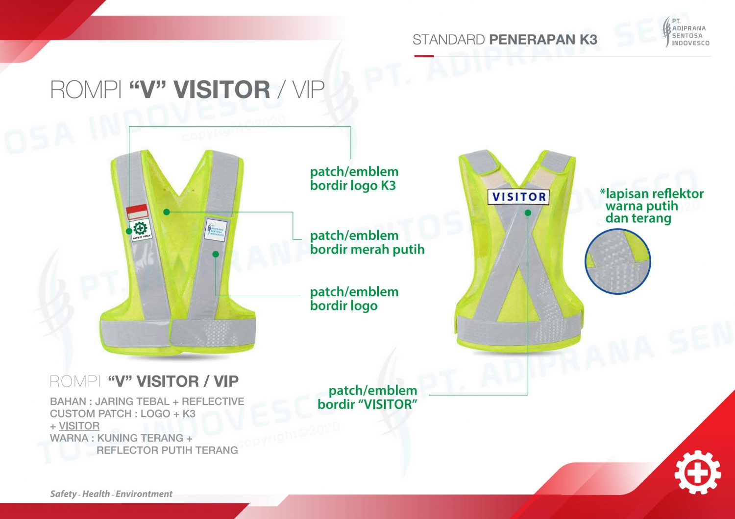 Standard Penerapan (K3) Keselamatan dan Kesehatan Kerja - Konstruksi